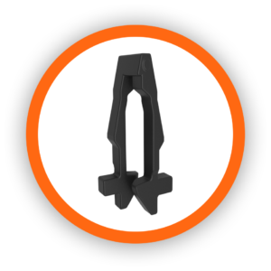 Low Profile Snap Fit Clip - Nifco